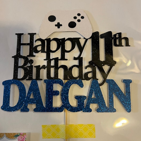 Video Game Party | Video Game Cake Topper | Xbox Party | PS4 Party ...