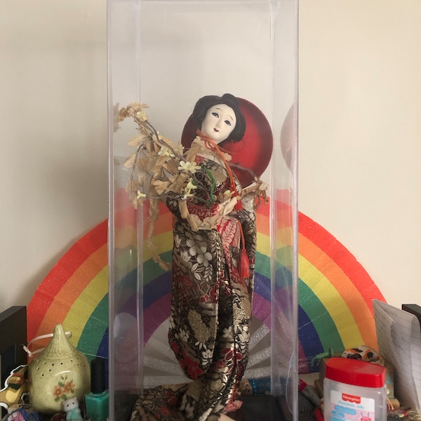 Clear Doll Display Case, American Girl Doll Display Case, Large Doll ...