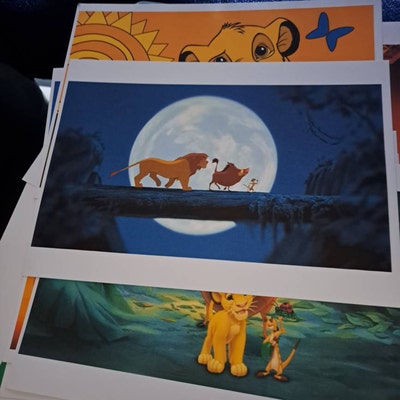 Lion King Digital Paper, Lion King PNG Clipart Instant Download, Simba ...