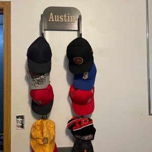 Cap Rack rack for 20 Caps Custom Cap Rack Cap Rack 3D - Etsy