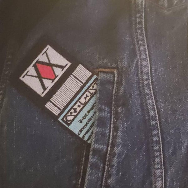 Anime Inspired Hunter License Card Embroidered Iron on Patch for ...