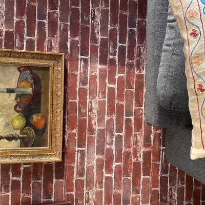 1940s French Shabby Chic Oil Painting on Panel - Etsy