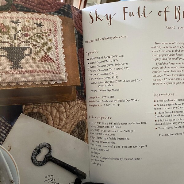 Feast of Friendship Cross Stitch Pattern Chart Blackbird Designs - Etsy