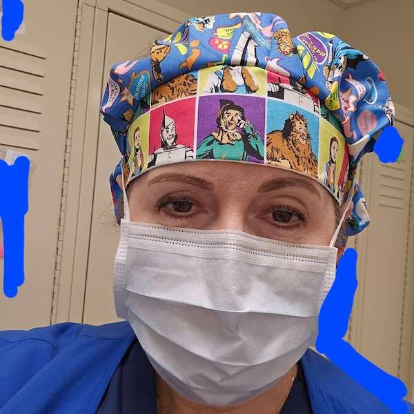 NATIVITY Christmas Scrub Cap Womens Surgical Scrub Hat Bouffant Hairnet ...