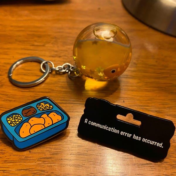 B GRADE Splatoon Grizzco Salmon Run Golden Egg Keychain - Etsy