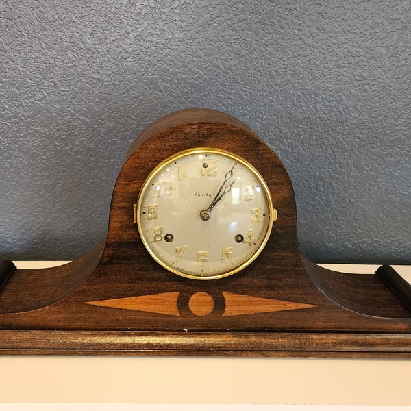 1910’s Antique Gilbert Mantel Shelf Clock Working Correctly Saranac ...