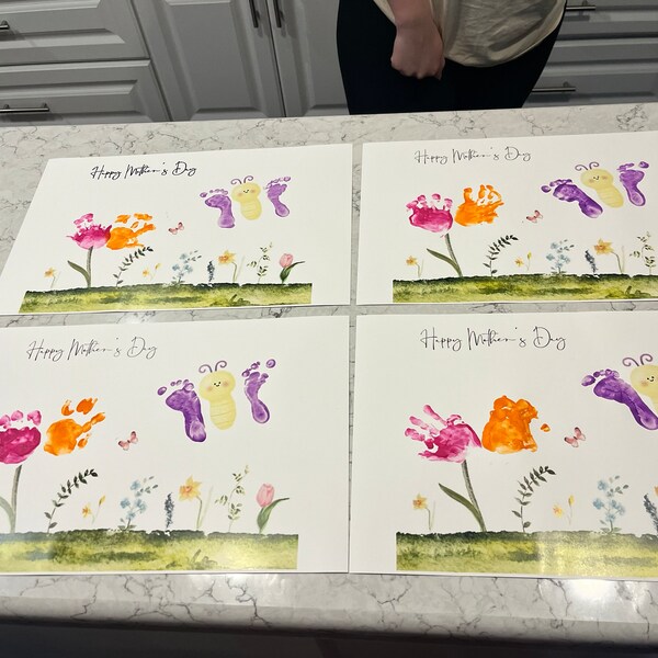 Love Handprint and Footprint Art, Newborn Print, Infants Daycare ...