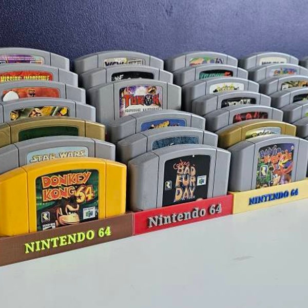 Nintendo 64 N64 Game Display Stand - Etsy