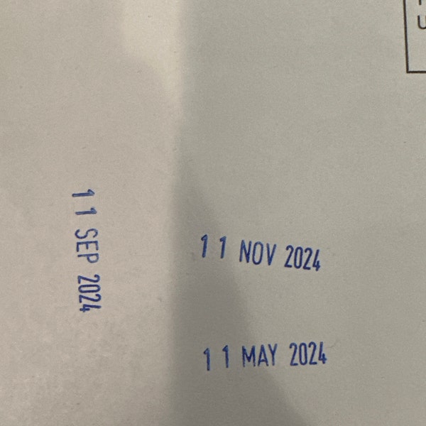 Personalized Teacher Date Stamps, Date and Name Stamps, Adjust Date ...