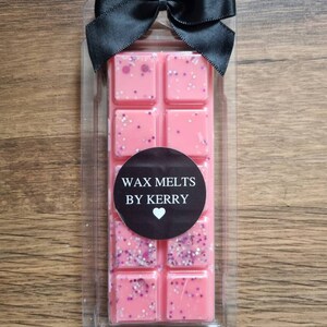 Raspberry Ripple Wax Melt Snap Bar Soy Wax Summer Raspberry Fruity ...