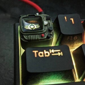 Pip-boy Fallout Artisan Keycap for Mechanical Keyboards - Etsy