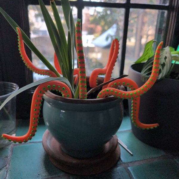 Octopus Tentacles Planter Decorations - Set of 8. House Plant Decor - Etsy