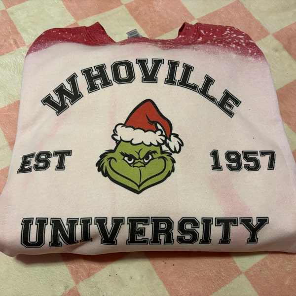 Whoville Grinch University SVG & PNG - Etsy