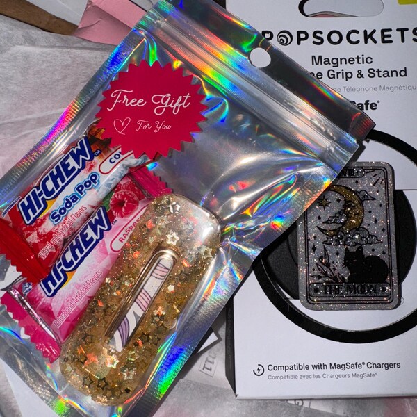 Book W/ Mountains Grip for Kindle or Phone Glitter Star Sky Resin Cute ...