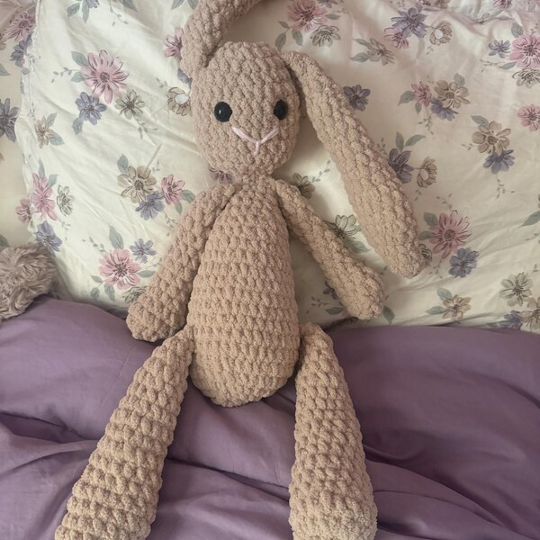 The Boho Bunny Stuffie Crochet Pattern | Rabbit Crochet Pattern ...