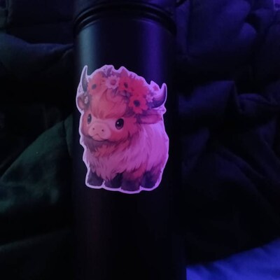 Pink Lady Slipper Sticker Flower Sicker Stickers for - Etsy