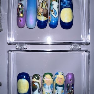 Custom Character Inspired Press on Nails - Etsy