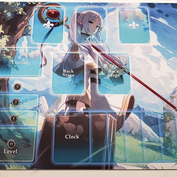 Shadowverse Card Game Playmat With Beginner Field Zones for 2-players ...