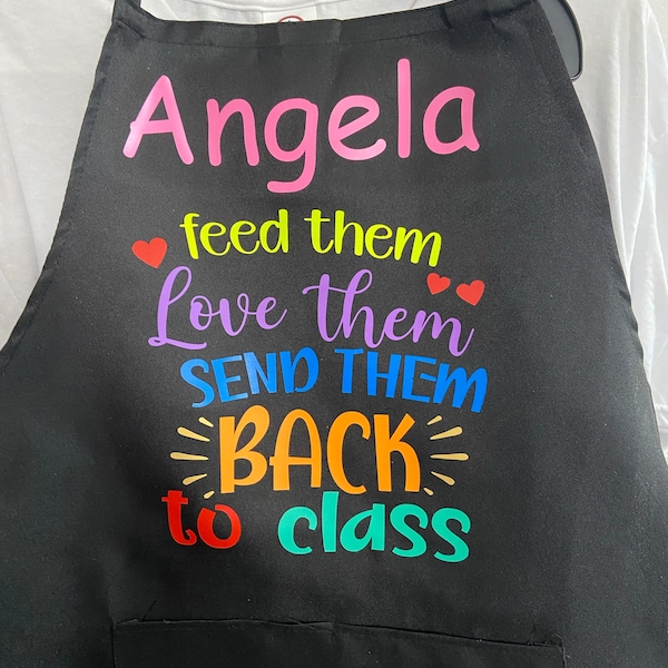 Feed Them Love Them Send Them Back to Class, Funny Lunch Lady Shirt SVG ...