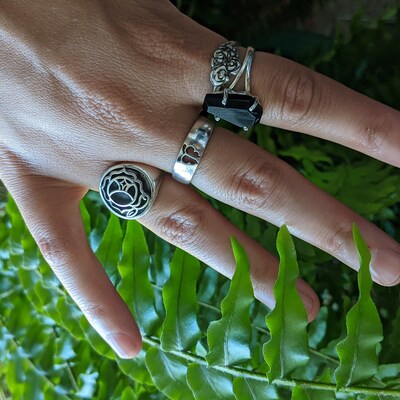 Utena Handmade 3D Ring Solid Sterling Silver 925 - Etsy