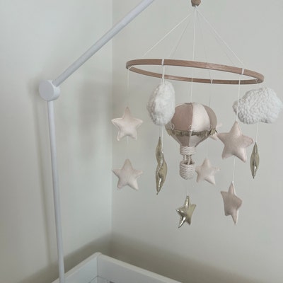 Hot Air Balloon Baby Mobile Gender Netural Crib Mobile Felt Baby ...
