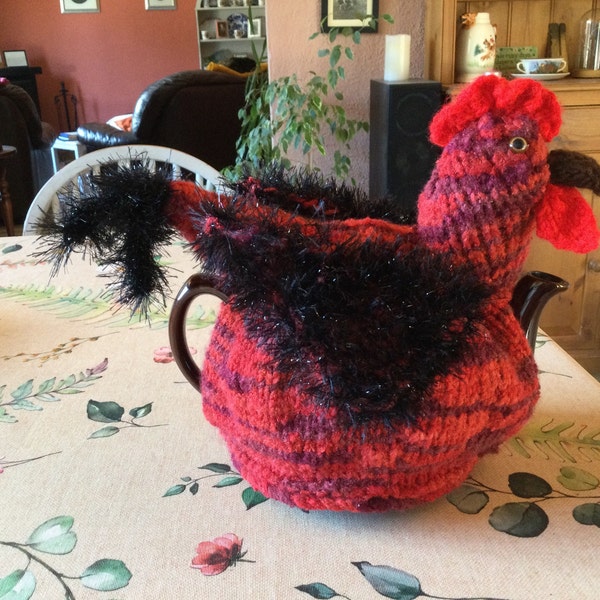 Chicken Tea Cosy - KNITTING PATTERN - Pdf File by Automatic Download ...