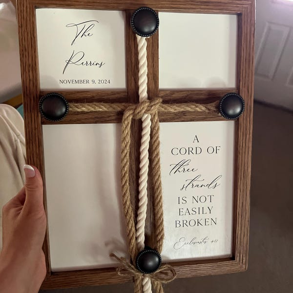 A Cord of Three Strands What God Joined Together Trinity Braid™ Unity ...