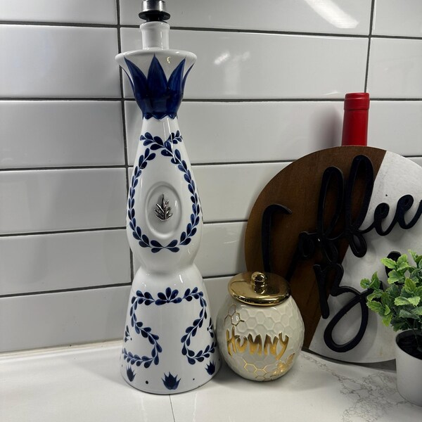 Clase Azul Reposado Tequila Magnum Botella Vacía Pintada a Mano 1.75L ...