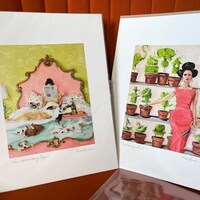 Topiary Girl Fine Art Print - Etsy Canada