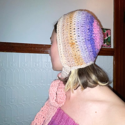 Adult Bonnet Crochet Pattern PDF - Etsy