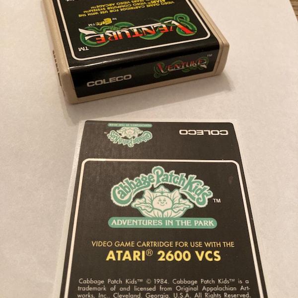 Atari 2600 (coleco) Replacement Game Cartridge Labels - Etsy