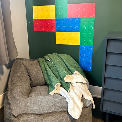 Paint Splatter Fabric Wall Decals Set of 7 Ink Splotch Wall Stickers in ...