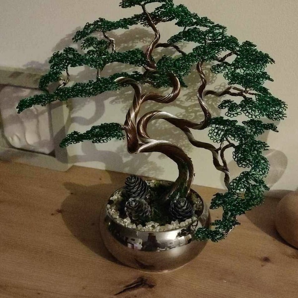 Tree of Life, Epoxy Resin Lake 30cm, Wire Bonsai Feng Shui Decor, Gift ...
