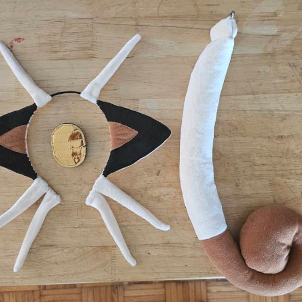 Meowth Ears and Tail in Pokemon for Cosplay / Costume - Etsy