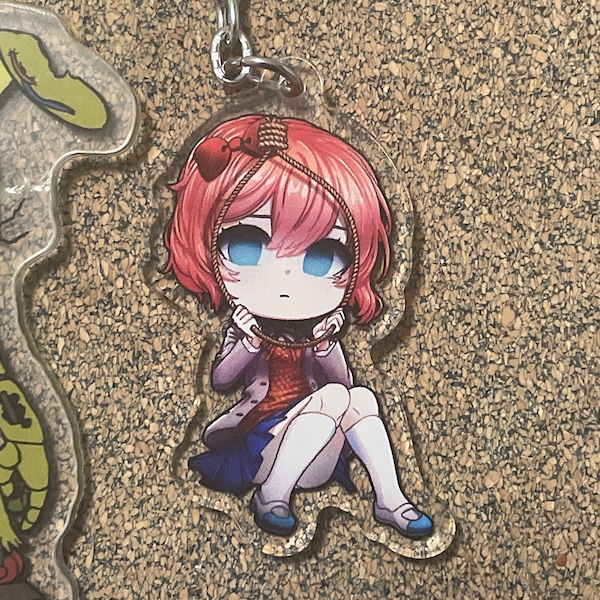 Doki Doki Literature Club Charms DDLC Keychains Monika Charm Natsuki ...