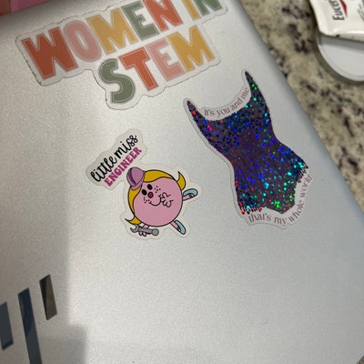Little Miss Engineer Sticker Engineering Empowerment Engineering ...
