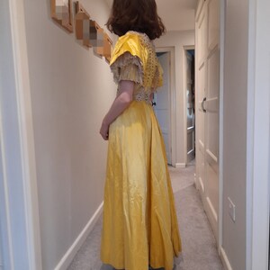 Antique Victorian 1880s Bustle Dress Basque Silk 3-pc Silk Tafetta. the ...