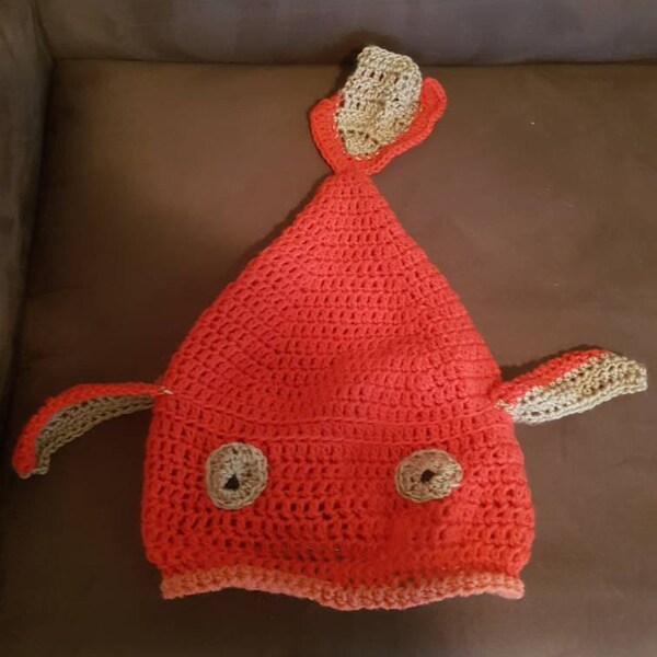 CROCHET PATTERN Little Useless Fish Slouchy Hat Magikarp Hat Pokemon ...