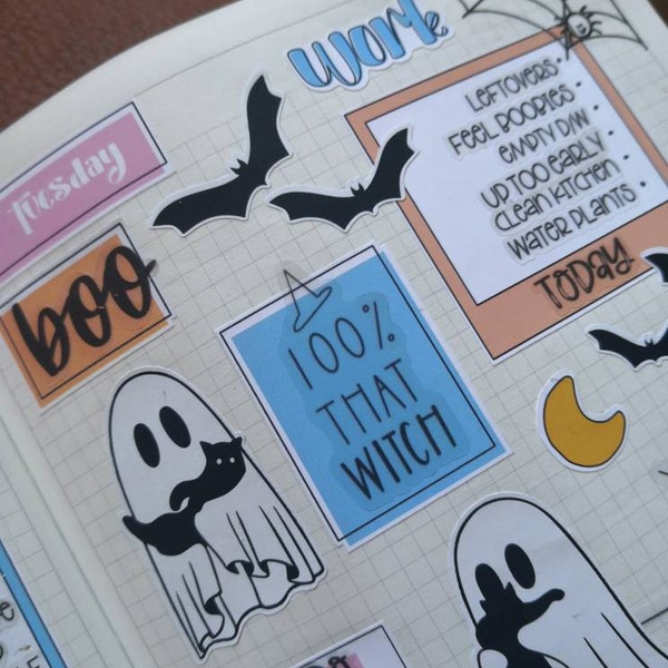 DAYS of the WEEK Sticker Sheet // Planner Stickers // Functional ...