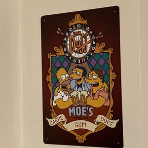 Duff Beerduff Signhomer Simpson Signhomer Simpsonthe - Etsy