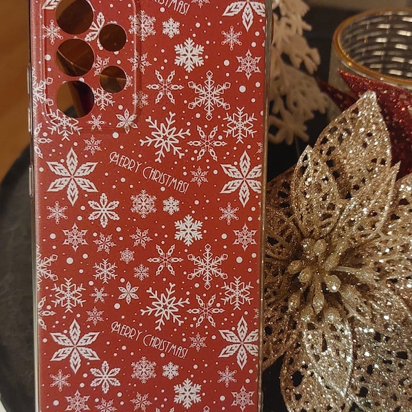 Christmas Phone Case X-mas Cover for iPhone 7, 8+, XS, XR, 11 Pro, 12 ...