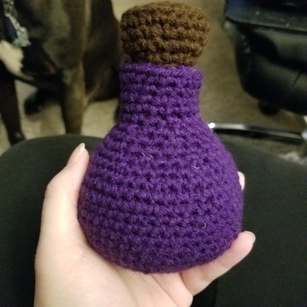 Amigurumi Potion Bottle Crochet Pattern: 3-in-1 Halloween Decor (PDF ...