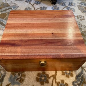Cedar Wood Box Keepsake Box Wooden Chest - Etsy