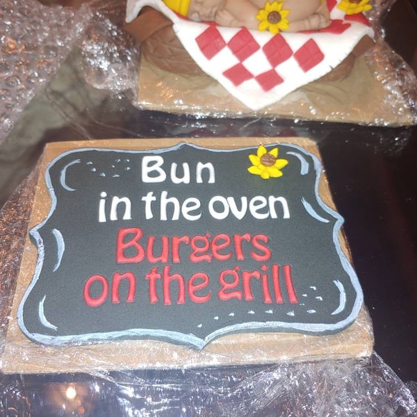 Personalized Fondant Plaque / Banner for Cake, Sign for Cake, Happy ...
