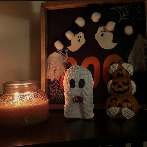 PATTERN: Low Sew Plush Ghasper the Sheet Ghost - Crochet Ghost With ...