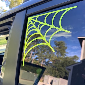 Spider Web Decal Halloween Decals for Car Spooky Bitch Goth Car Decal ...