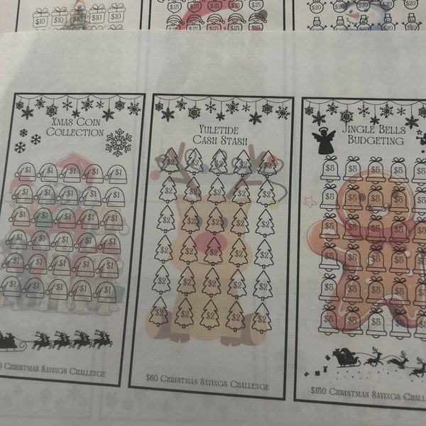 A6 Savings Challenge Dice Game, Cash Stuffing & Budgeting Challenges ...