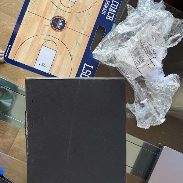 Personalized Magnetic 3x3 Basketball Coach Clipboard, Custom Tactic ...