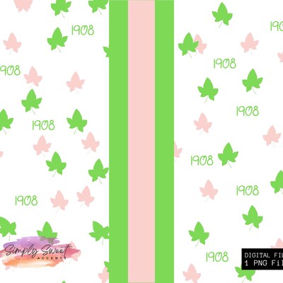 Digital Paper Instant Download Beautiful Pink & Green 2 - Etsy