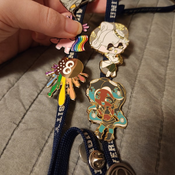 Off the Hook Enamel Pins : Marina and Pearl - Etsy
